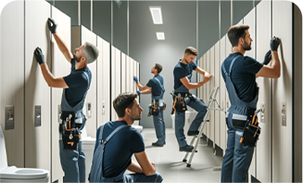 Merino Restroom Cubicle Space
