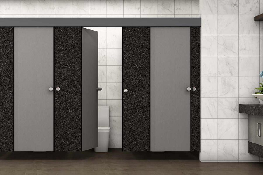 Athena Lite: Restroom Cubicle System - Merino Restrooms