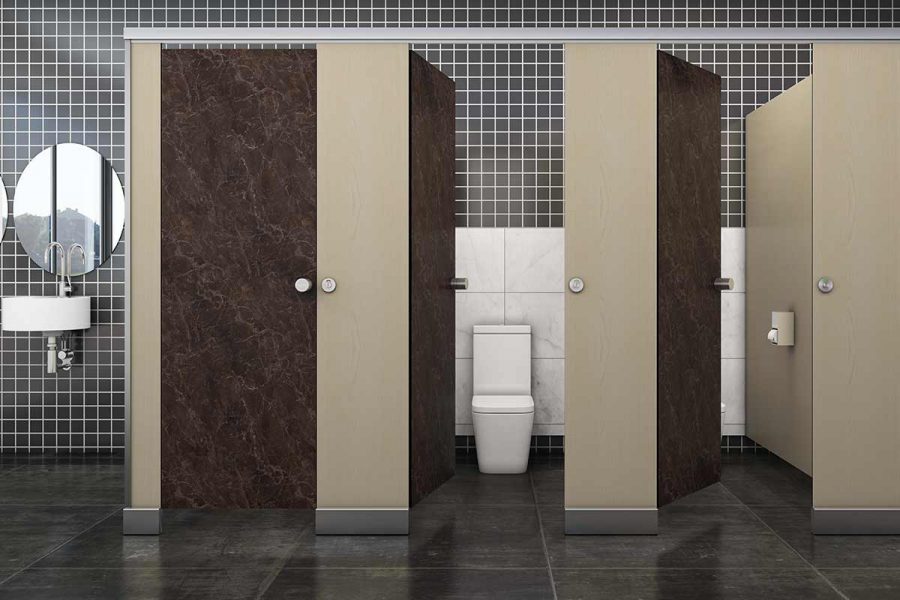 Titan 12mm Box-Up Model for Toilet Cubicle Solution - Merino Restrooms