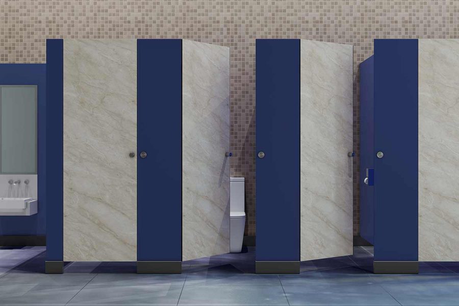Titan 18mm Box-Up Model for Toilet Cubicle Solution - Merino Restrooms